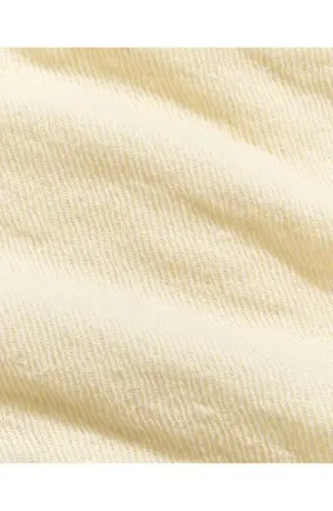 Billy Reid Rib Crinkle Cotton Sweatshirt - White