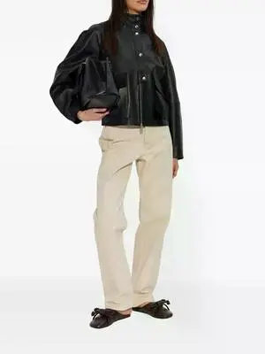 BY MALENE BIRGER Button Flap Jacket - Black