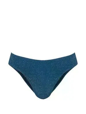 Bond Eye Christy Shimmer Bikini Bottom - Blue