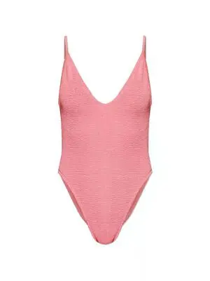 Bond Eye Everly Textured One-piece Swimsuit - Pink