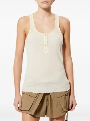 Isabel Marant Étoile Helma Silk Top - Beige