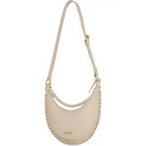 REBECCA MINKOFF Darren Small Crescent Leather Crossbody Bag