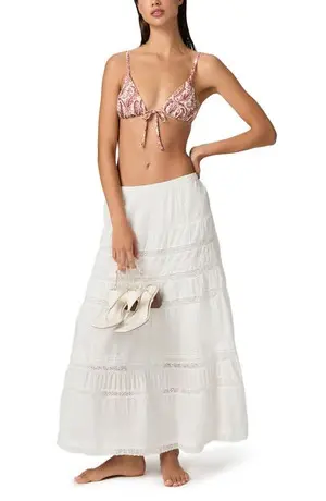 Paige Cameron Tie Front Triangle Bikini Top