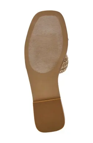 Steve Madden Hadyn Woven Strap Slide Sandal - Raffia