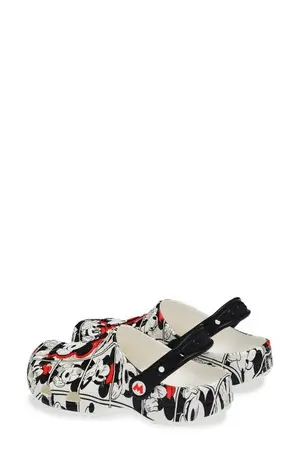 CROCS Mickey & Minnie Classic Clog - White Multi