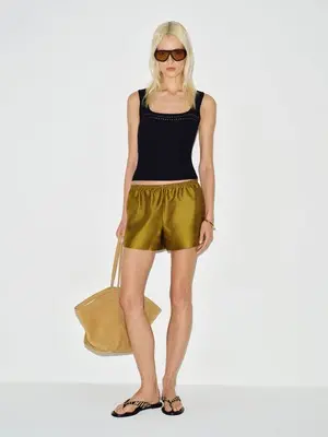 REFORMATION Nora Short - Green