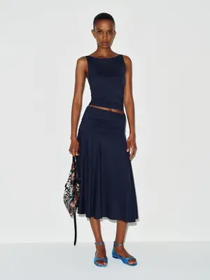 REFORMATION Demi Knit Two-piece Set - Blue