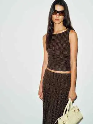 REFORMATION Demi Knit Two-piece Set