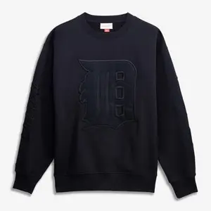 Mitchell & Ness Detroit Tigers Phantom Fleece Crewneck Sweatshirt