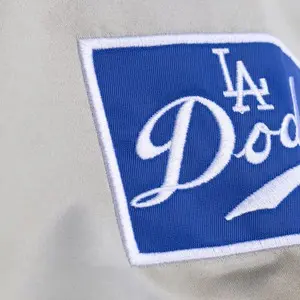 Mitchell & Ness Los Angeles Dodgers Thunderstorm Head Coach Lightweight Satin Jacket
