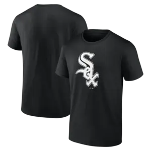 LOGO ATHLETIC Chicago White Sox Official Logo T-shirt - Black