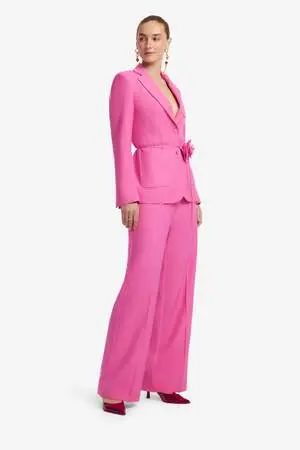 LEO LIN Vesper Fitted Blazer - Fuchsia