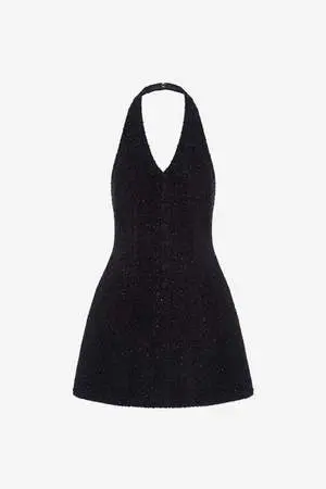 LEO LIN Jessie Halterneck Mini Dress