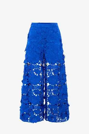 LEO LIN Candied Lace Wide Leg Pants
