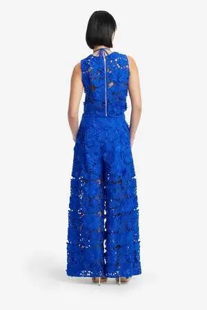 LEO LIN Candied Lace Wide Leg Pants