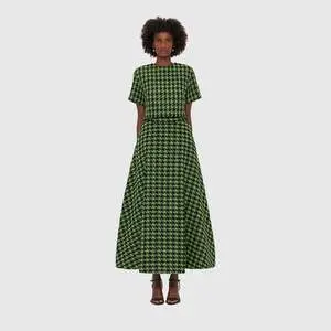 LEO LIN Rosalyn Tweed Maxi Skirt
