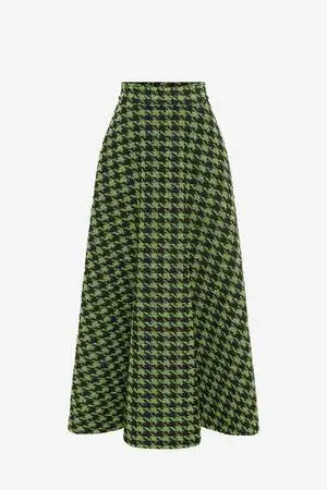 LEO LIN Rosalyn Tweed Maxi Skirt