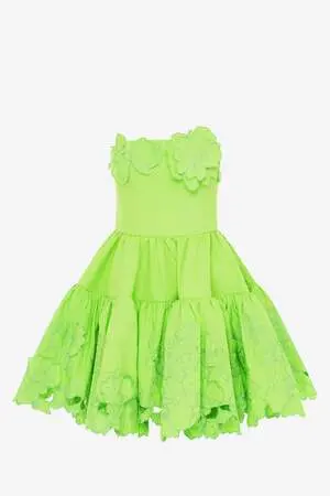 LEO LIN Skye Appliqué Bustier Mini Dress