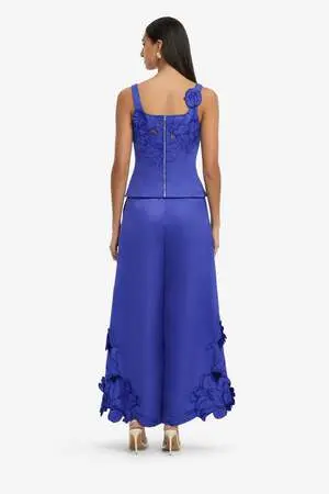 LEO LIN SHOPIFY Isadora Appliqué Top - Lapis