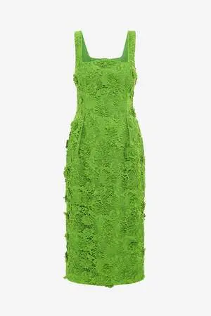 LEO LIN Larissa Lace Midi Dress