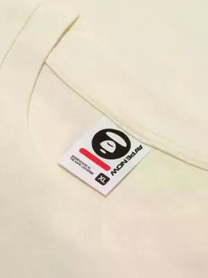 AAPE BY *A BATHING APE Logo-patch T-shirt - Neutrals