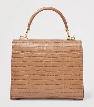 ASPINAL OF LONDON Midi Mayfair Top-handle Bag - Brown