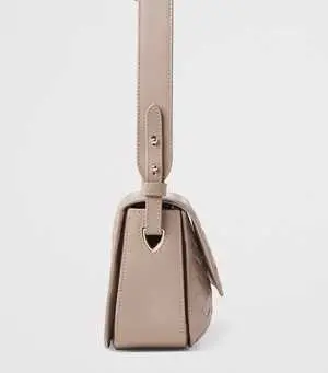 ASPINAL OF LONDON Woven Leather Ella Cross-body Bag - Neutral