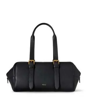 Mulberry Leather Boston Shoulder Bag - Black