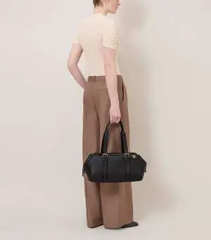 Mulberry Leather Boston Shoulder Bag - Black