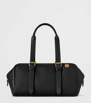 Mulberry Leather Boston Shoulder Bag - Black