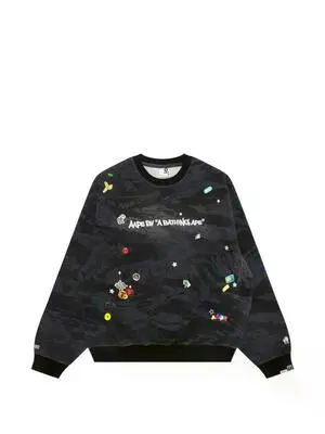 AAPE BY *A BATHING APE Printed Graphic Sweatshirt