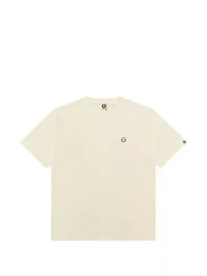 AAPE BY *A BATHING APE Logo-patch T-shirt - Neutrals