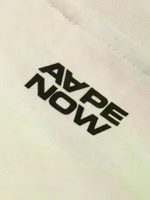 AAPE BY *A BATHING APE Logo-patch T-shirt - Neutrals
