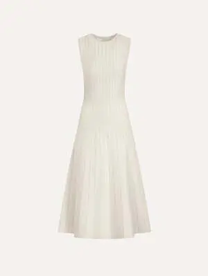Oscar De La Renta Sleeveless Ottoman Knit Dress