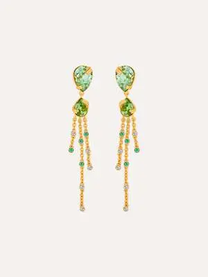 Oscar De La Renta Pear Earrings