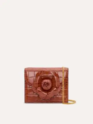 Oscar De La Renta Embossed Mini Tro Bag