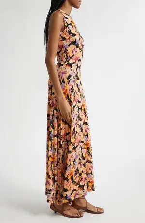 Ulla Johnson Lina Floral Maxi Dress - Night Bloom