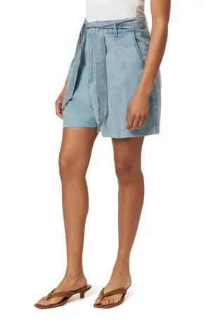 Scotch & Soda Tie Waist Denim Shorts