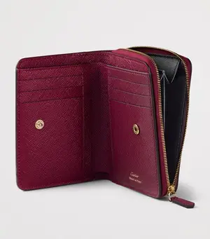 Cartier Leather C De Wallet - Red