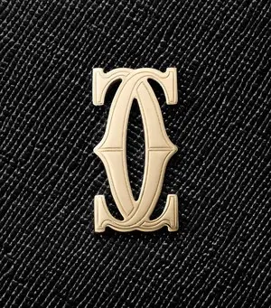 Cartier Leather C De Wallet - Black