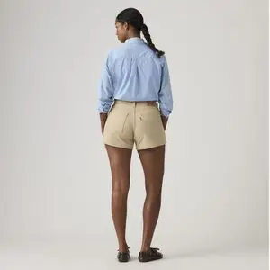 LEVI'S A-line Twill Shorts - White Pepper