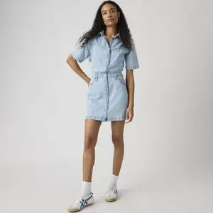LEVI'S Short-sleeve Logan Western Dress - Blasted Stone Dress