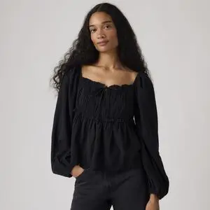 LEVI'S Ottie Long-sleeve Blouse - Anthracite Night