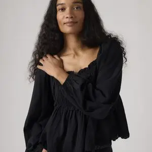 LEVI'S Ottie Long-sleeve Blouse - Anthracite Night