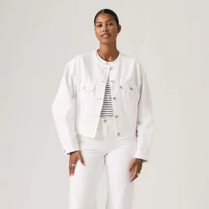 LEVI'S 90s Shrunken Collarless Trucker Jacket - Tooth Fairy