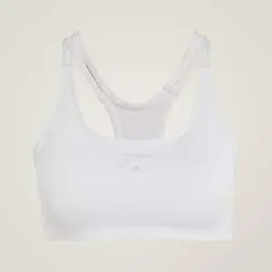 Adidas By Stella Mccartney Running Mini Crop Top - Light Solid Grey