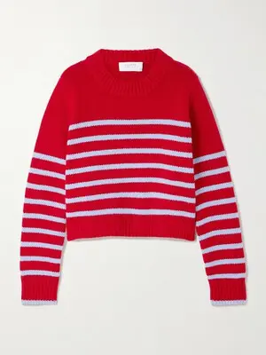 La Ligne Striped Crew Neck Sweaters