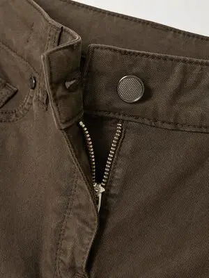 Purdey Stretch-cotton, Tencel And Silk-blend Twill Skinny Pants