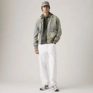 LEVI'S 568 Loose Straight Jeans - White Paper