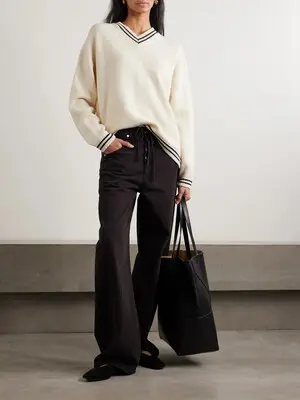 &daughter Balla Slouch Striped Wool Sweater